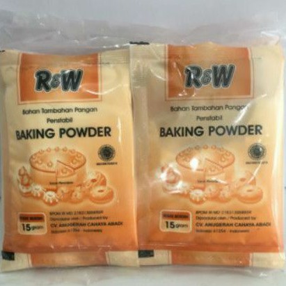 Jual Baking Powder Rw Rajawali Sachet 15gr oren | Shopee Indonesia