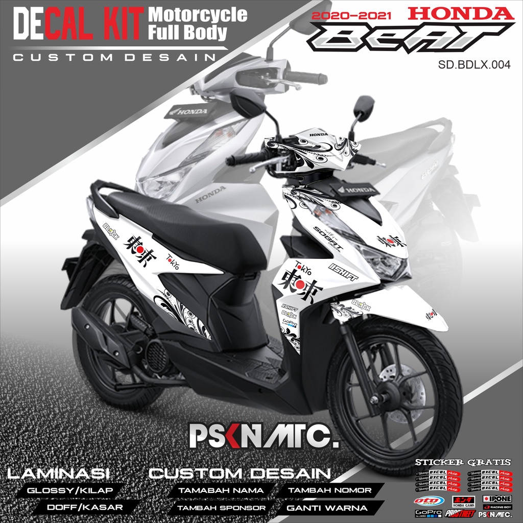 Jual Decal BEAT 2020 - Dekal Stiker Striping Fullbody Fullblock List ...