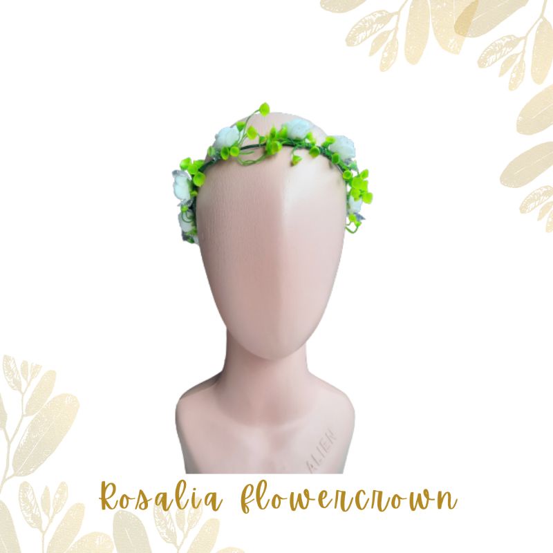 Jual Rosalia Flower Crown (white) | Shopee Indonesia