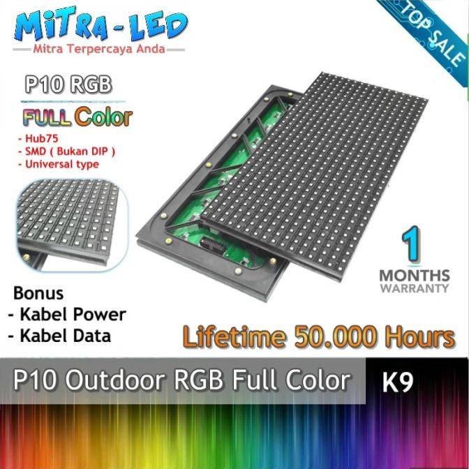 Jual AVRIL - LED Modul Panel P10 Outdoor RGB Full Color SMD HUB75 - K9 ...