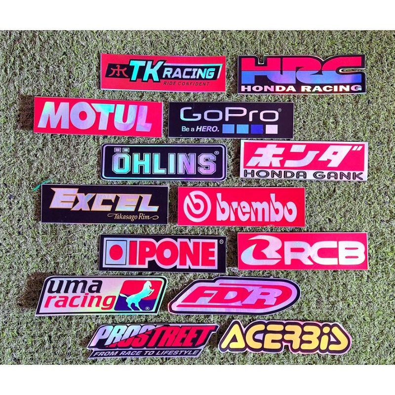Jual STIKER RACING / HOLOGRQM STIKER / STIKER MOTOR | Shopee Indonesia