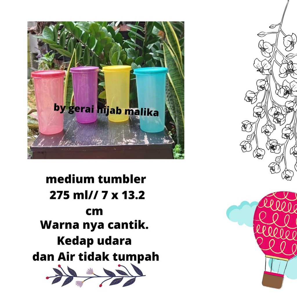 Jual medium tumbler merah/kuning (ecer) | Shopee Indonesia