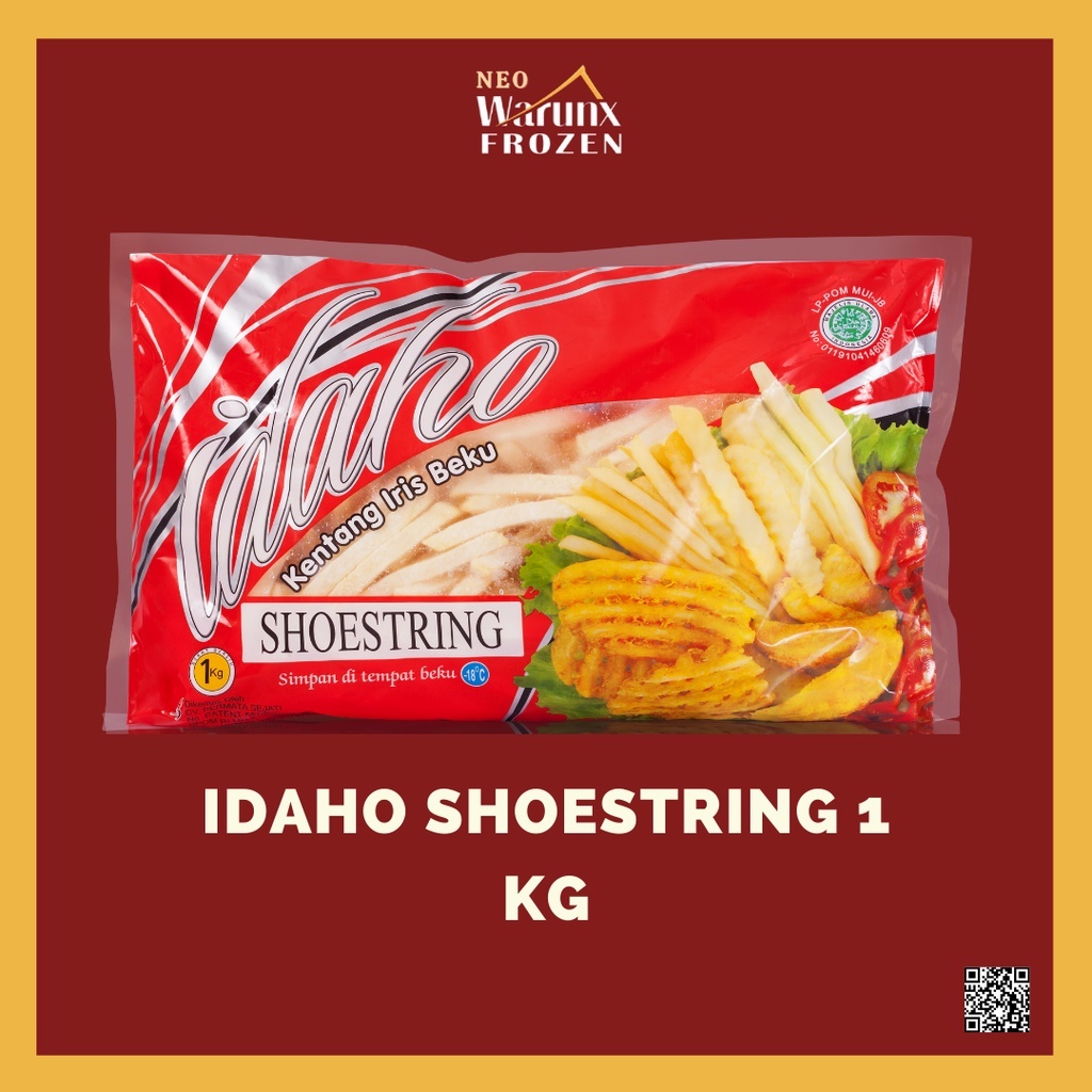 Jual Idaho Kentang Goreng Shoestring Berat 1kg [HALAL] | Shopee Indonesia