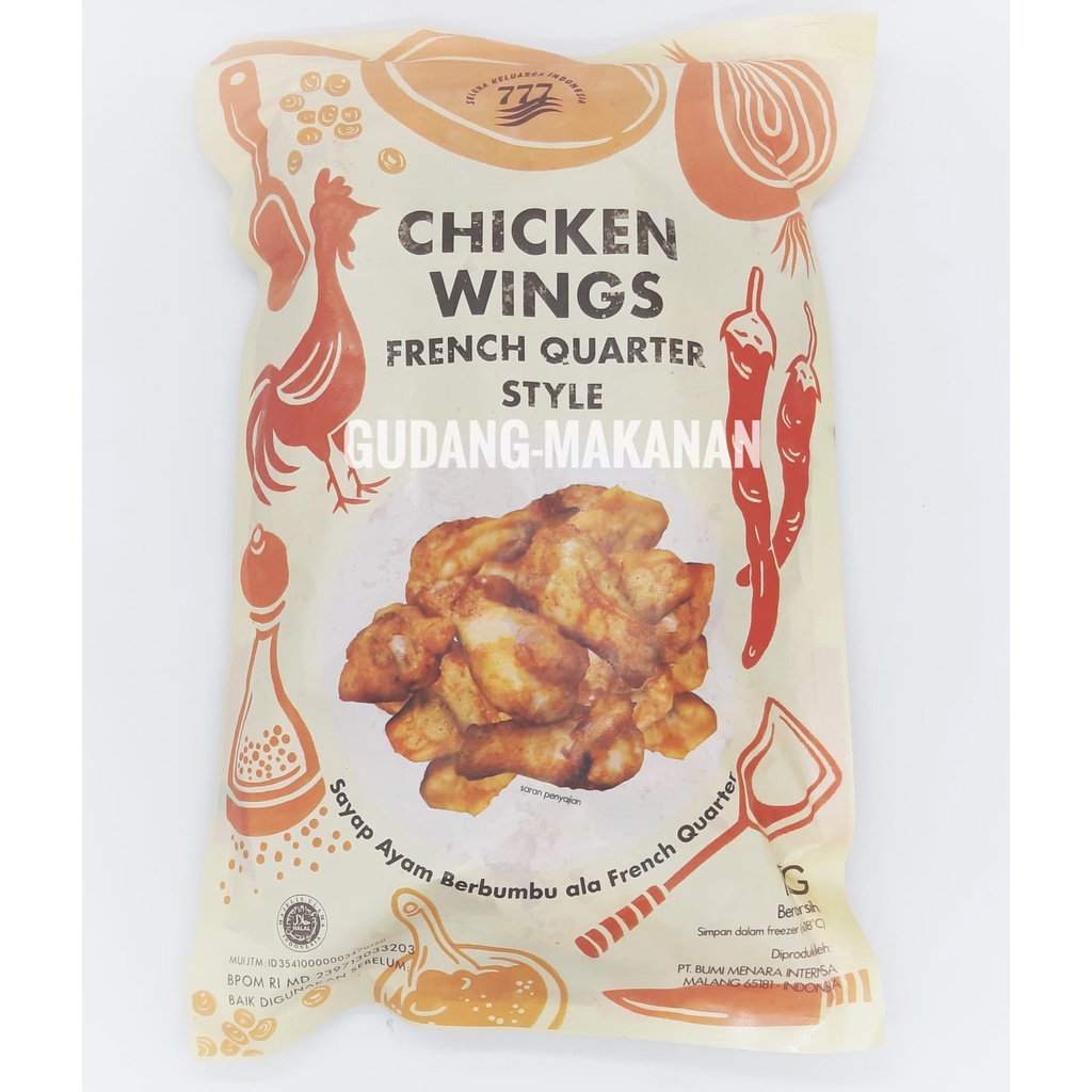 Jual Chicken Wings French Quarter Style 1 Kg | Shopee Indonesia