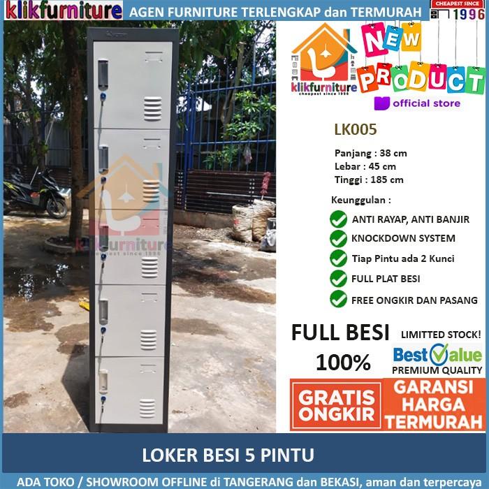 Jual Filling Promo Loker Besi Locker Besi 5 Pintu Sapporo Sap Lk-005 | Shopee Indonesia