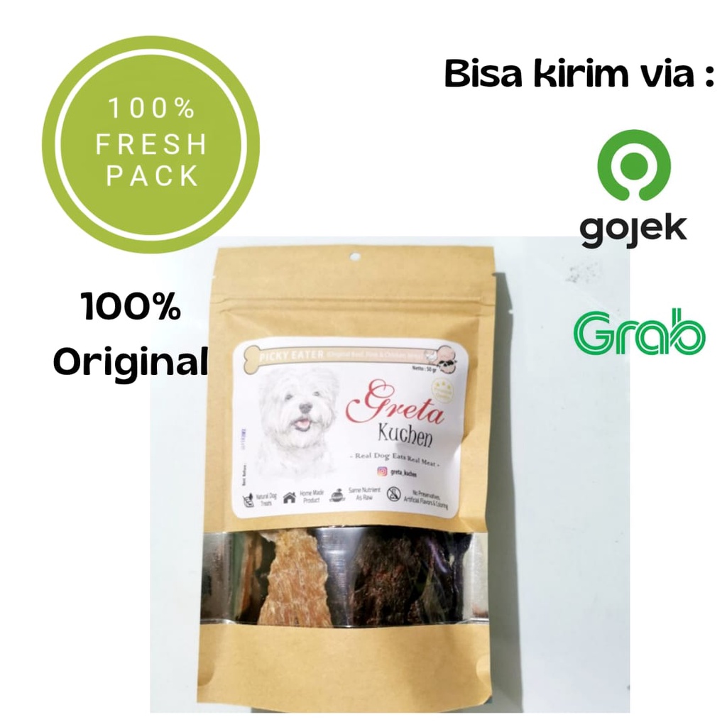 Jual GRETA KUCHEN /Snack anjing PICKY EATER (Assorted Original 3 in 1 ...