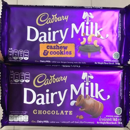 Jual Cadbury Chocolate 165gr | Shopee Indonesia