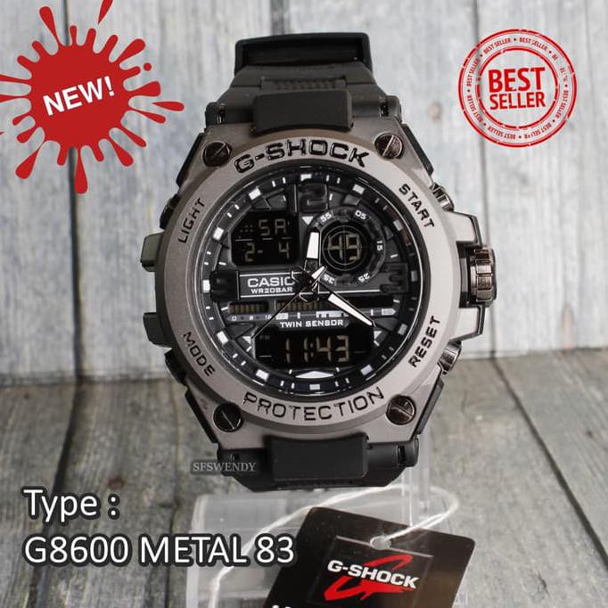 Jual TERJANGKAU PALING LAKU !! JAM G SHOCK PALA BESI GUN METAL FULL ...