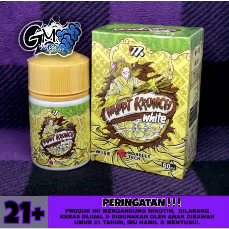 Jual HAPPI KRUNCH WHITE CHOCO CRUNCH 60ml | Shopee Indonesia