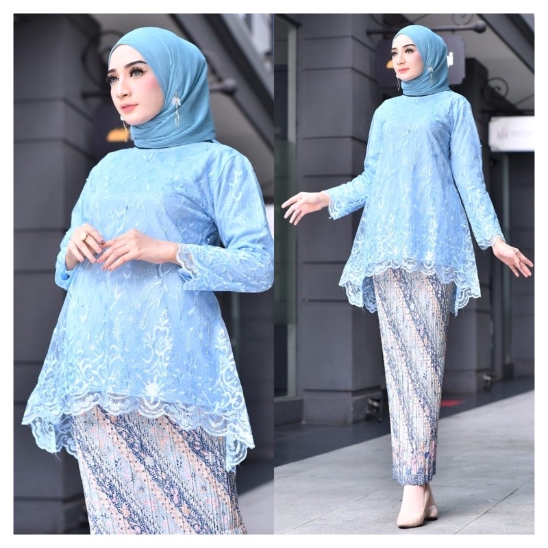 Jual Ai-COD-SET KEBAYA AZKIA- BAJU KEBAYA MODERN - - NASYEF COLLECTION ...