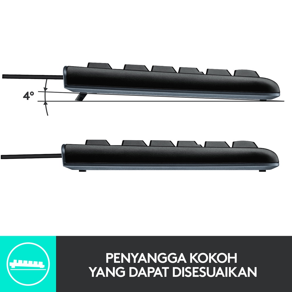 Jual Keyboard Kabel USB Logitech K120 Original Garansi Resmi 3 Tahun ...
