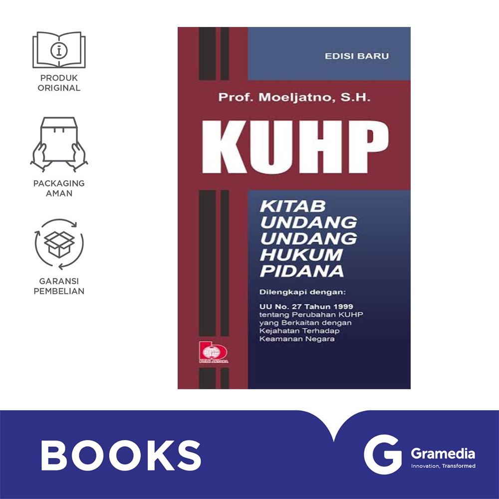 Jual KUHP Kitab Undang-Undang Hukum Pidana Edisi Baru | Shopee Indonesia