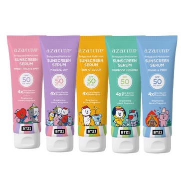 Jual Azarine BT21 - Bodyguard Moisturizer Sunscreen Serum SPF 50 PA ...