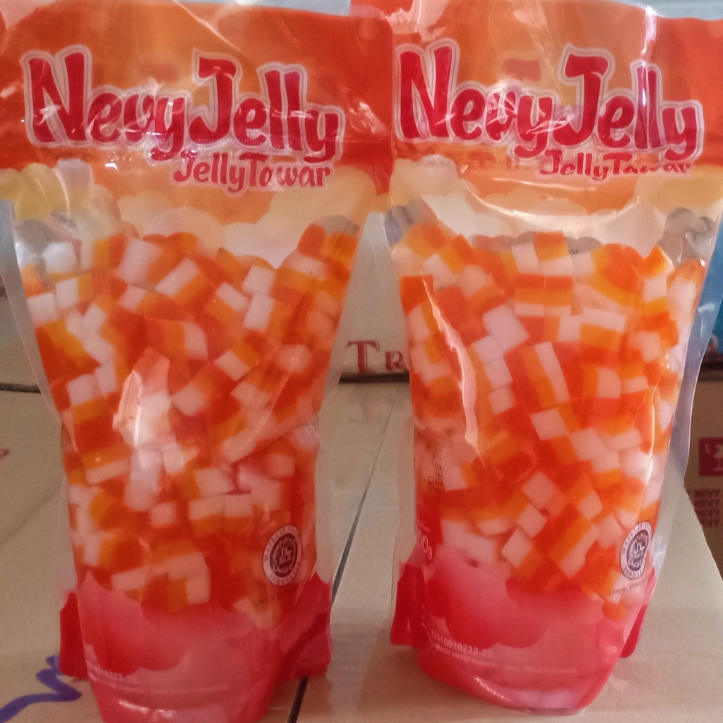 Jual JELLY MOTIF nevy jelly 500 gr topping minuman | Shopee Indonesia