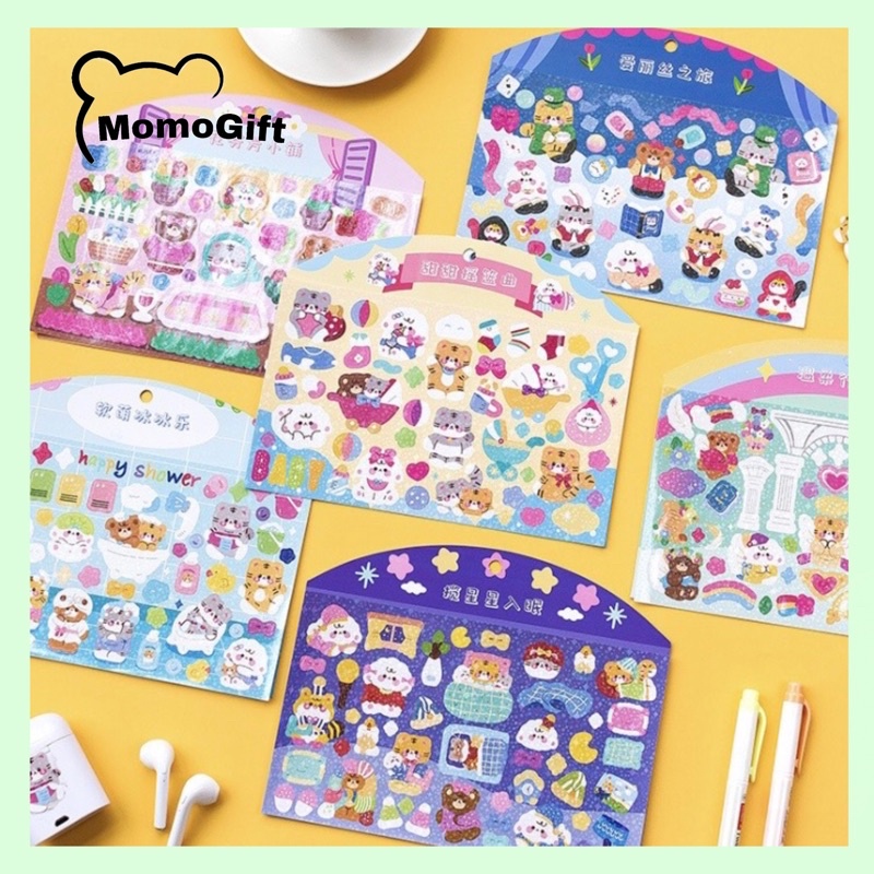 Jual Sticker Pack Dengan Motif Bling Unik Dan Lucu Stiker Town Sticker ...