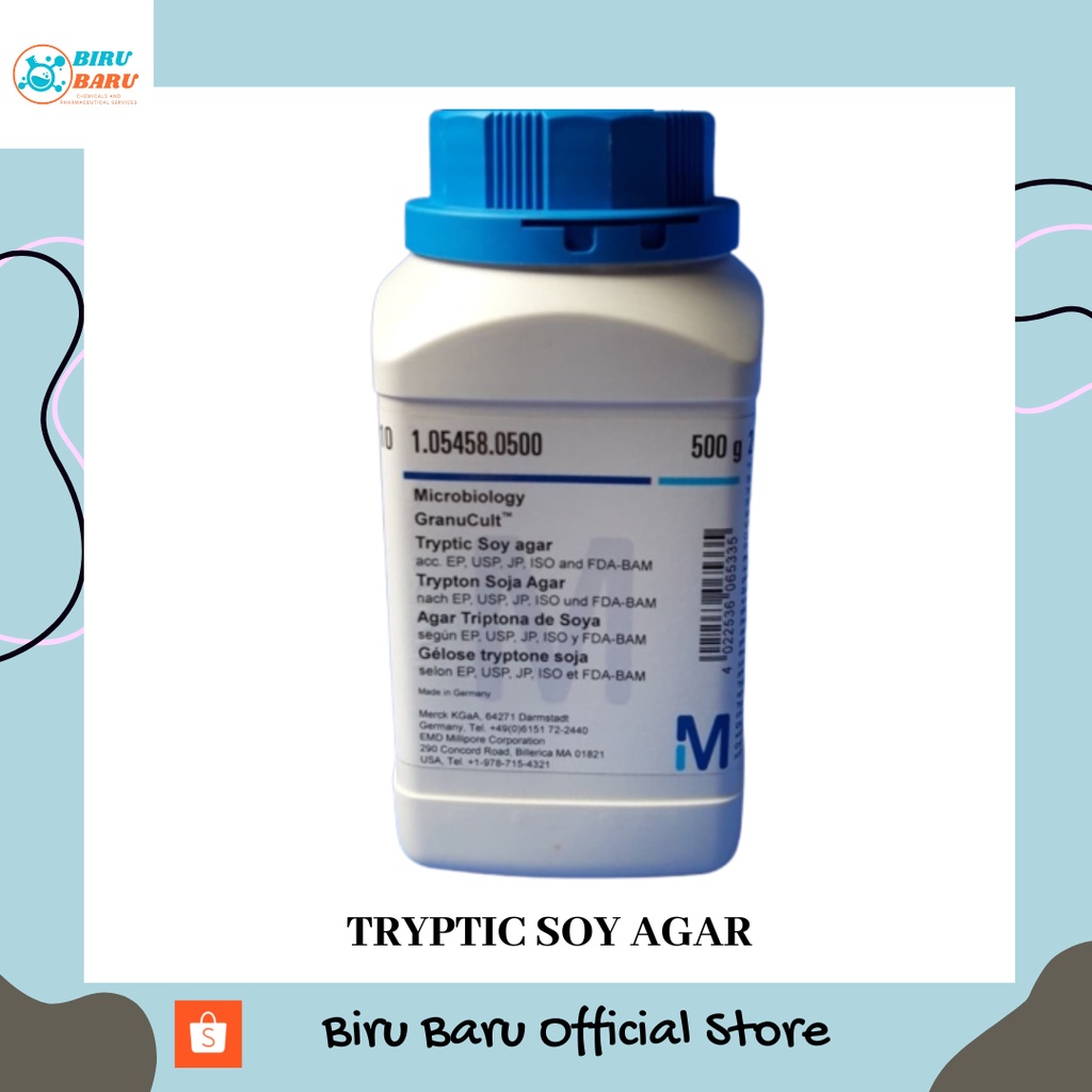 Jual TRYPTIC SOY AGAR / TRIPTIK SOY AGAR 5 GRAM PRO ANALISA MERCK ...