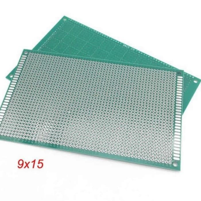 Jual PCB Dot Matrix Single Layer Through Hole 9x15 cm FR4 protoboard ...