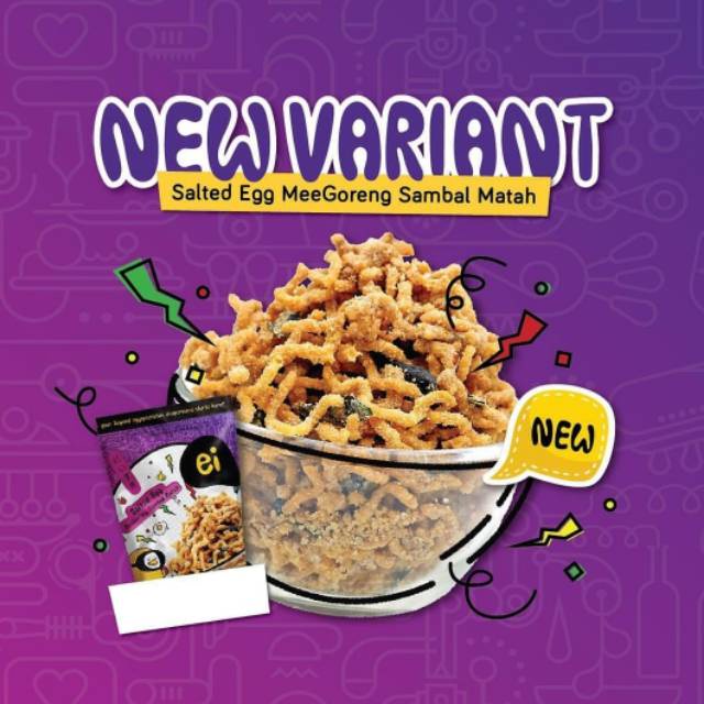 Jual Mee Goreng Ei Salted Egg Sambal Matah / Mie Fried Noodles Telur ...