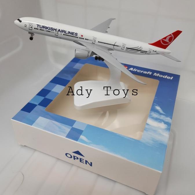 Jual Turkish Airlines Airplane Model Miniatur Pajangan Pesawat Besar ...
