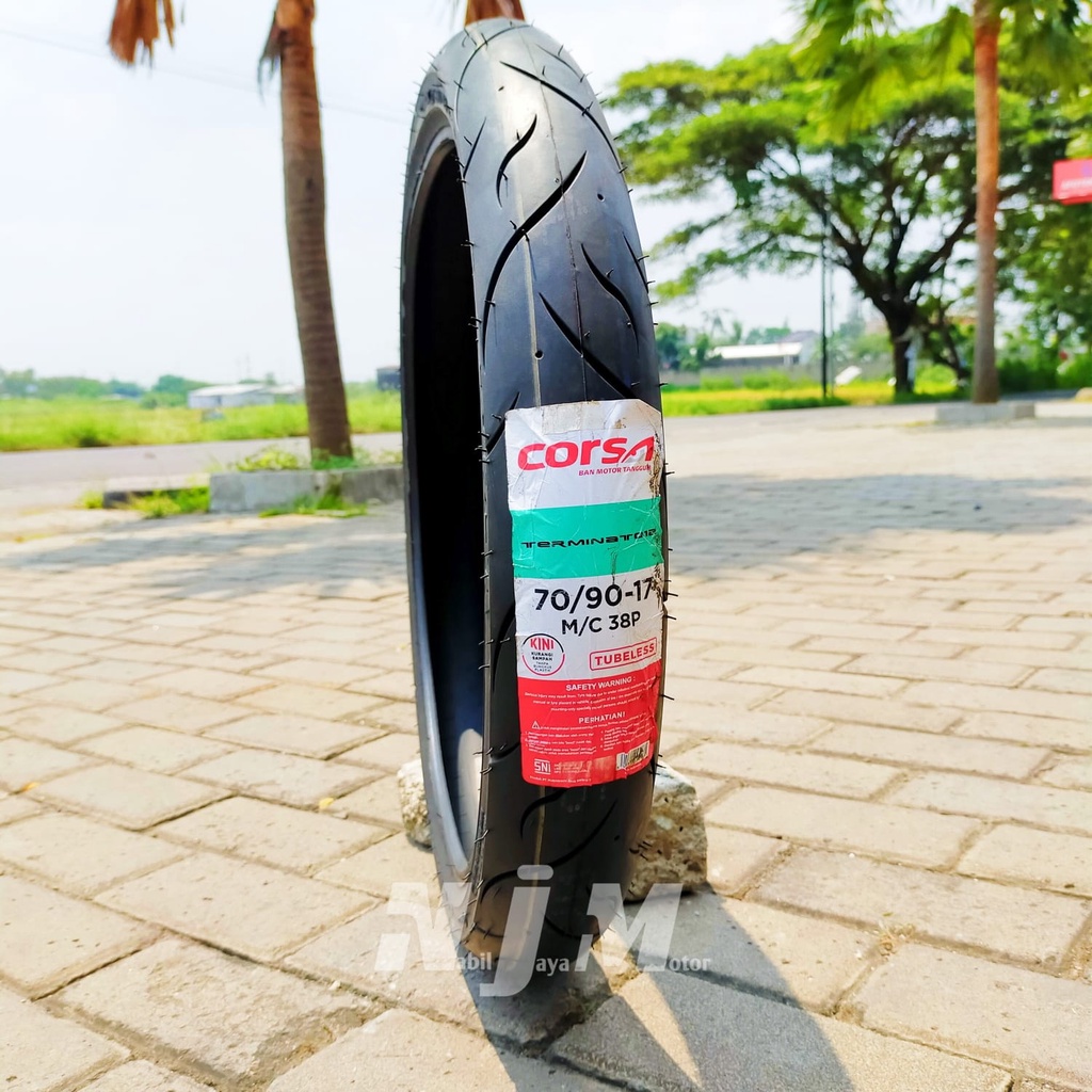 Jual Ban Corsa Terminator 70/90-17 Tubeless gratis pentil | Shopee ...