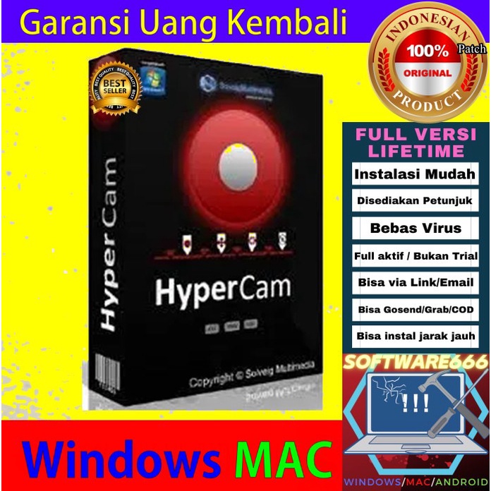 Jual Software Rekam Layar Canggih: HyperCam Business Edition 6 [WIN ...