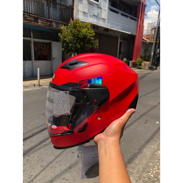 Jual Zeus 611c MATT RED Helm Harian Touring Adventure Merah Doff ...