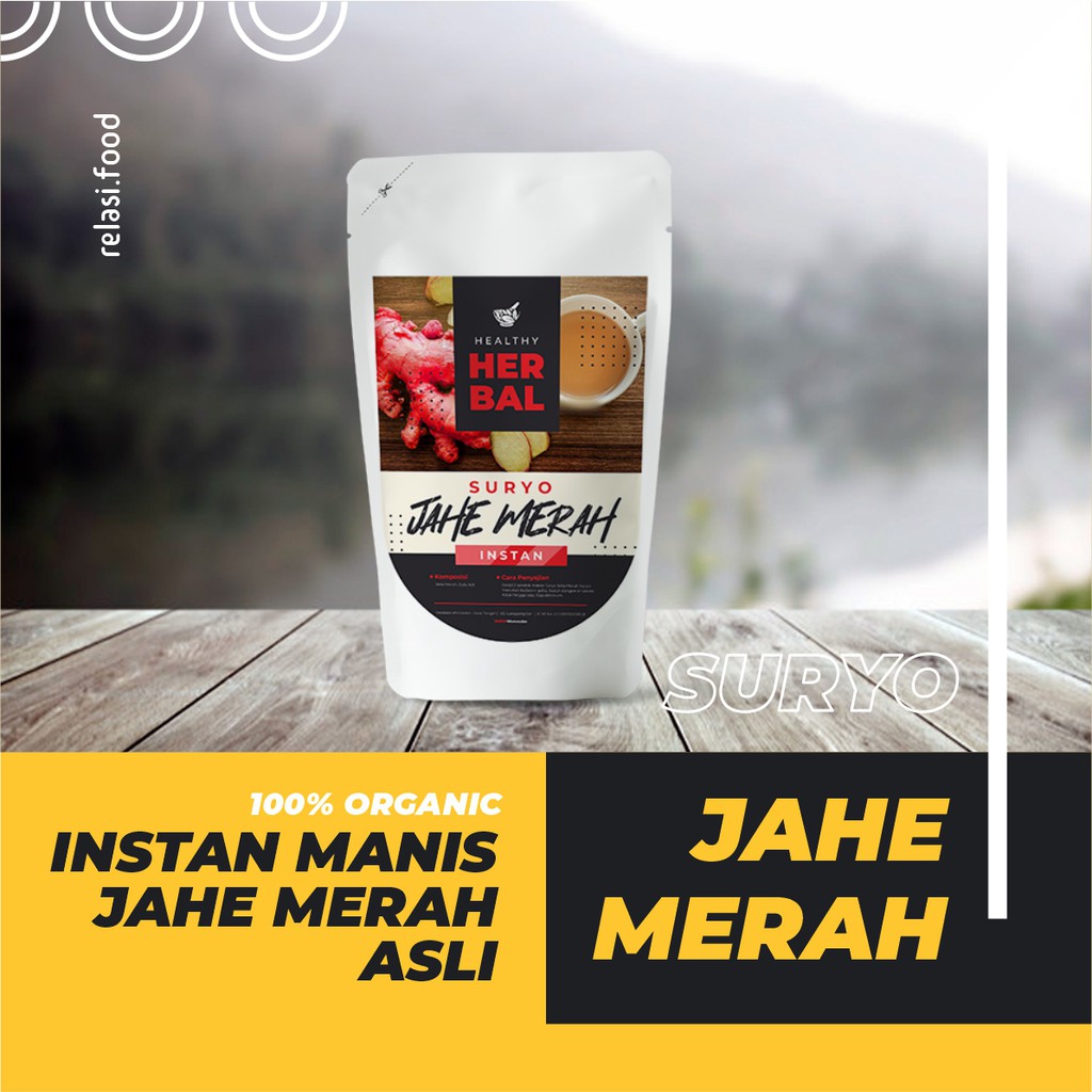 Jual JAHE MERAH INSTAN SURYO 250GR | Shopee Indonesia