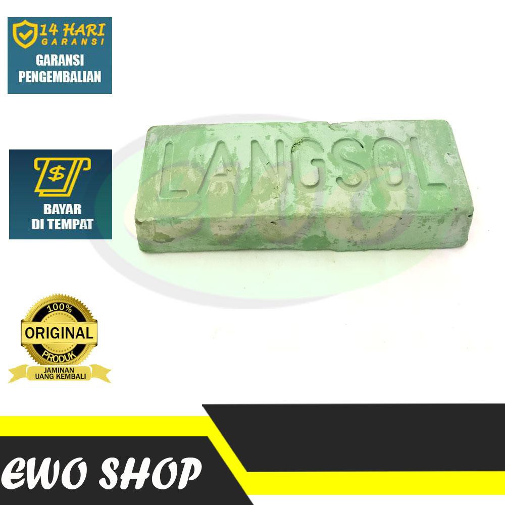 Jual batu hijau Langsol Hijau sabun poles stainless steel obat poles ...