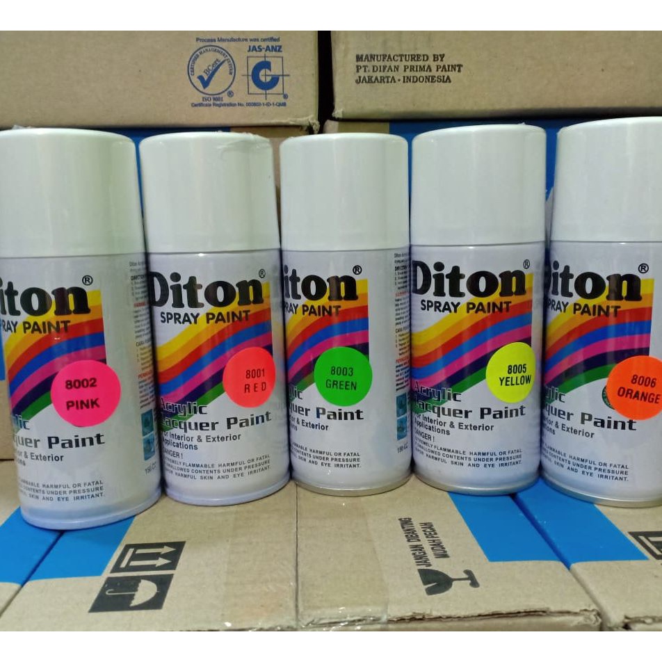 Jual Pilox Cat Semprot DITON Spray Paint Acrylic Lacquer Paint Warna ...