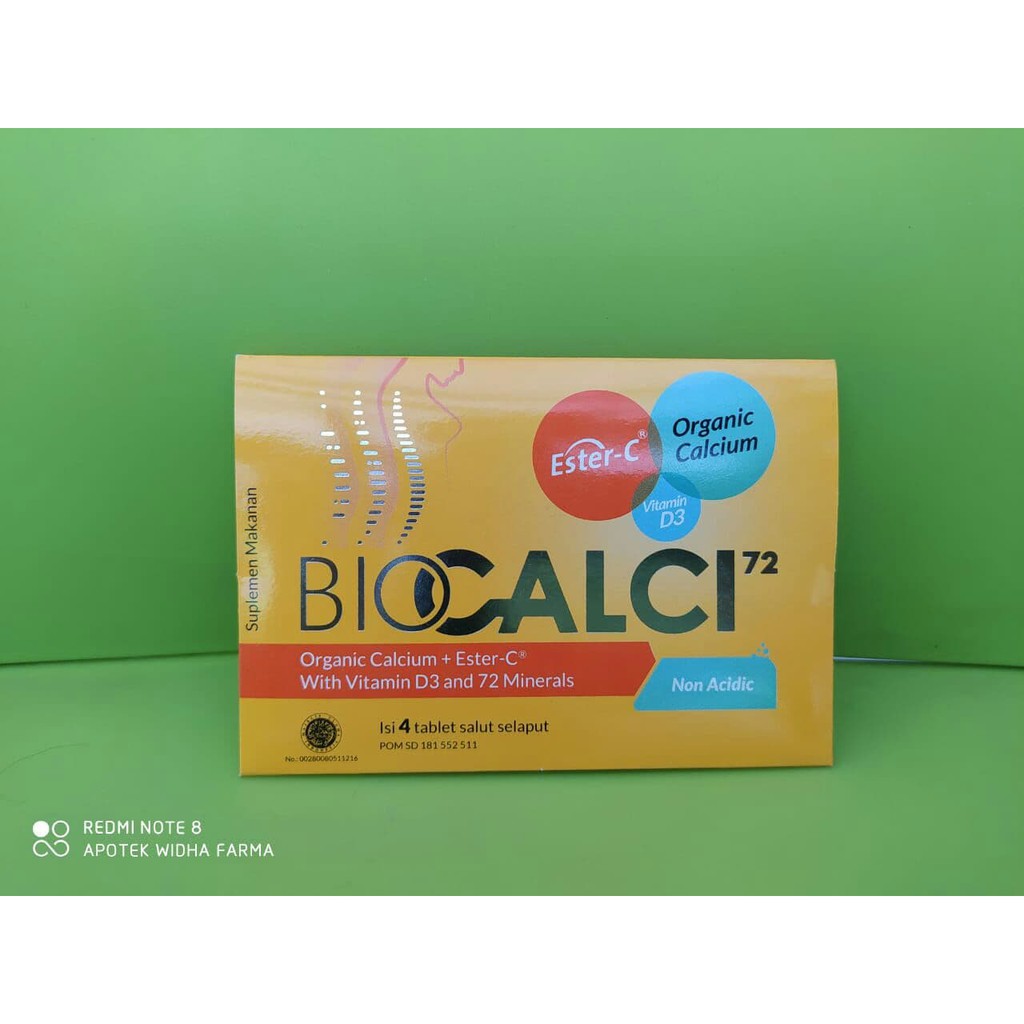 Jual Biocalci 72 strip- isi 4 kaplet salut selaput | Shopee Indonesia