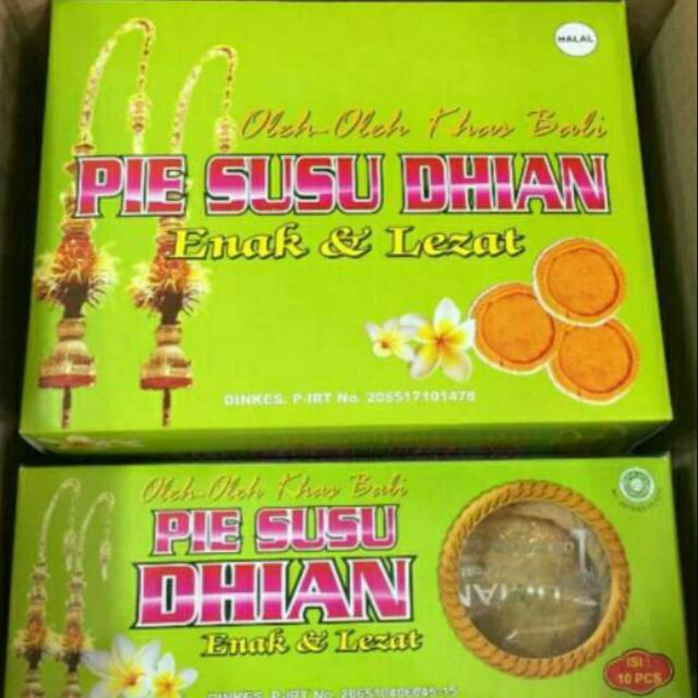 Jual Pie Susu DHIAN 10PCS / Cemilan Enak / Oleh -oleh Khas Bali ...