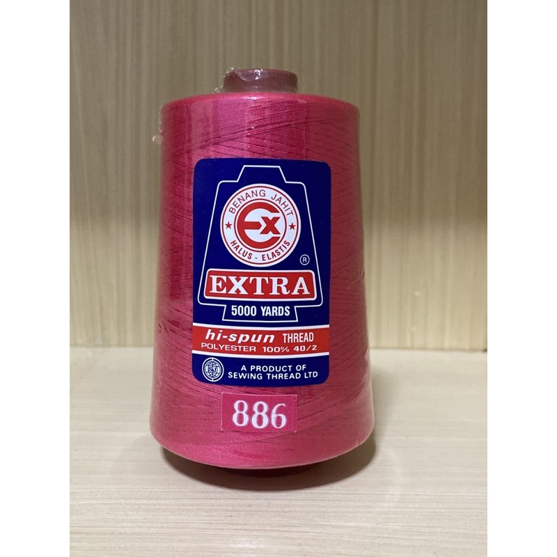 Jual EXTRA Benang Jahit Roll 5000 yards (BRAND NEW SEALED) | Shopee ...