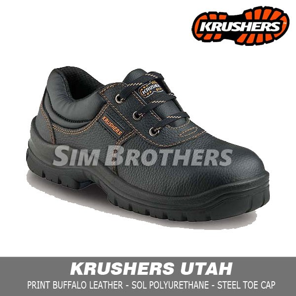 Jual Krushers Utah Black Sepatu Safety Shoes | Shopee Indonesia