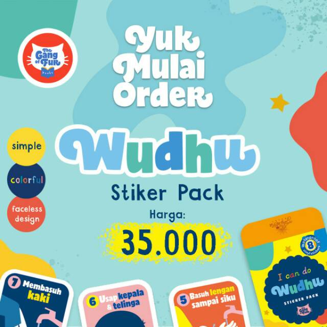 Jual Wudhu Stiker Sticker Pack | Shopee Indonesia