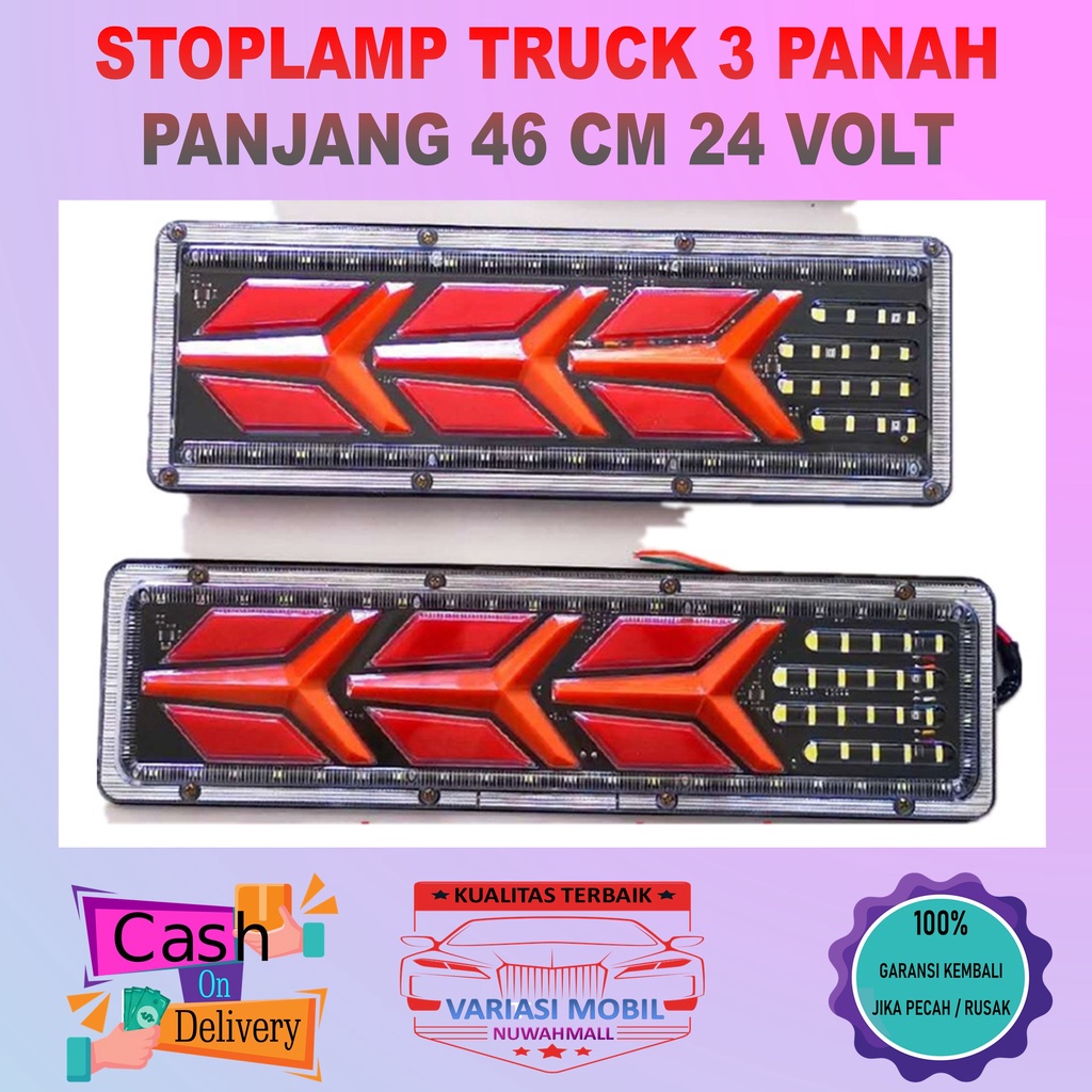 Jual Lampu Stoplamp Truk Lampu Truck Rem Belakang Truk Stop Lamp LED ...