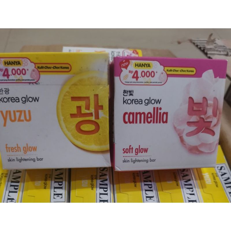 Jual Sabun Korea Glow batang Camelia 85gr | Shopee Indonesia