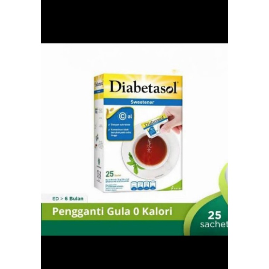 Jual Diabetasol Sweetener 25 sachet | Shopee Indonesia