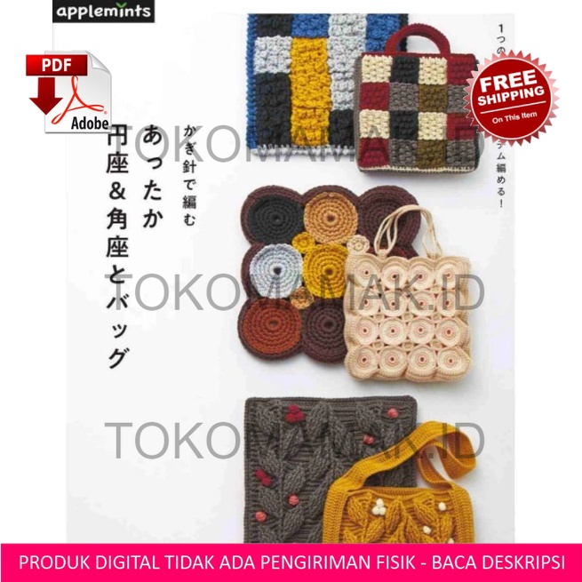 Jual {Crochet Pattern PDF File} Bags (Pola Merajut Aneka Tas) | Shopee ...