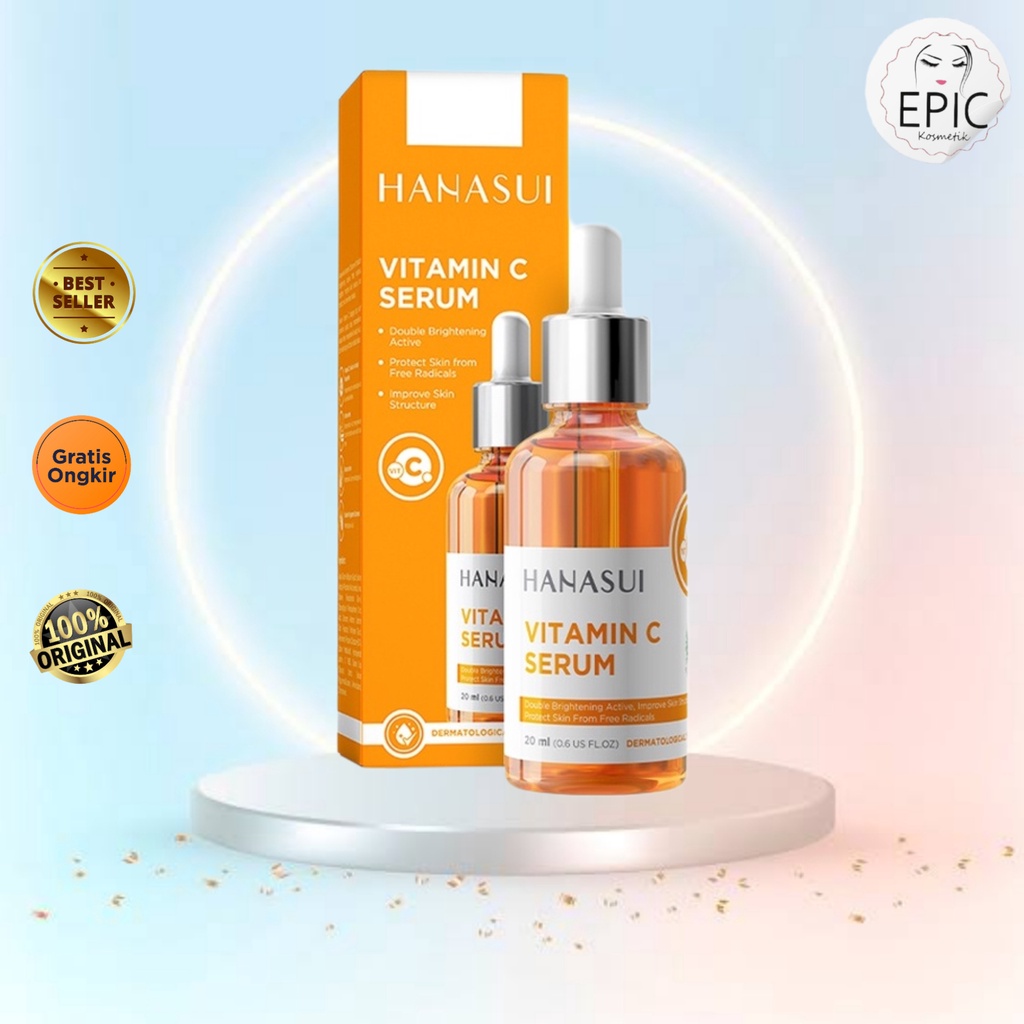 Jual HANASUI Serum Vitamin C Kuning Kemasan Baru BPOM | Shopee Indonesia