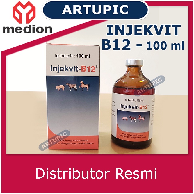 Jual Injekvit B12 100 ml Vitamin Injeksi Kambing Sapi Anjing Babi ...