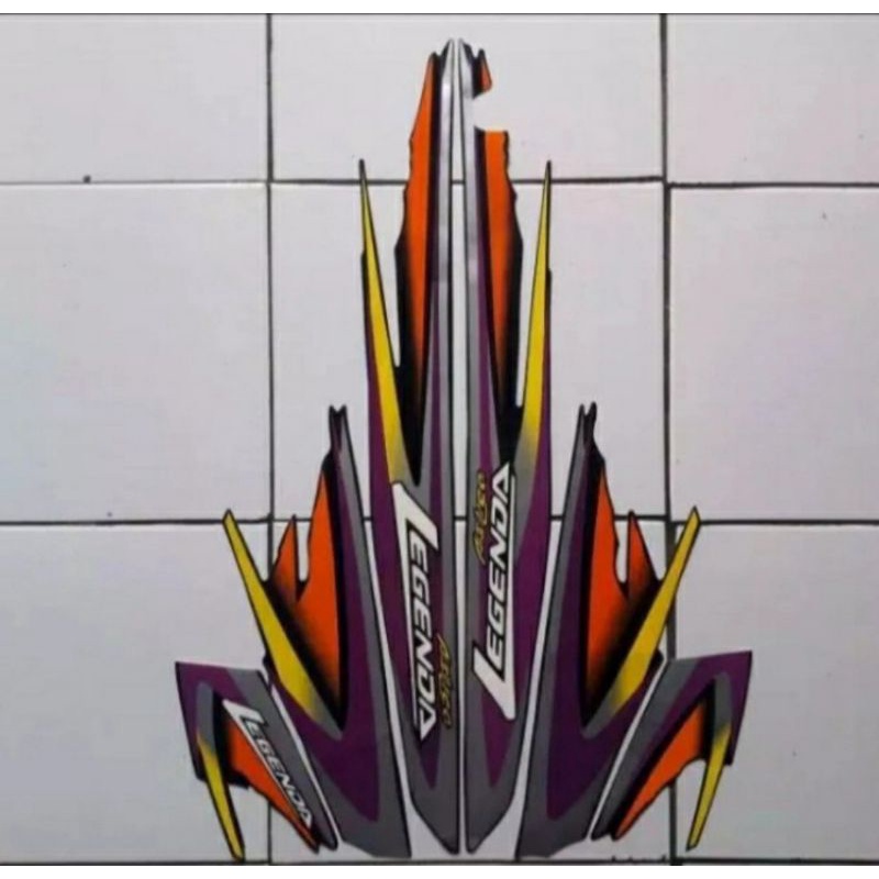 Jual STICKER STRIPING LIS LIST BODY ASTREA LEGENDA 1 TAHUN 2001 WARNA ...