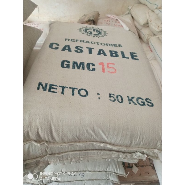 Jual SEMEN CASTABLE C-15, Per 1 kg, KHUSUS UNTUK COR, bertahan 1500°c ...
