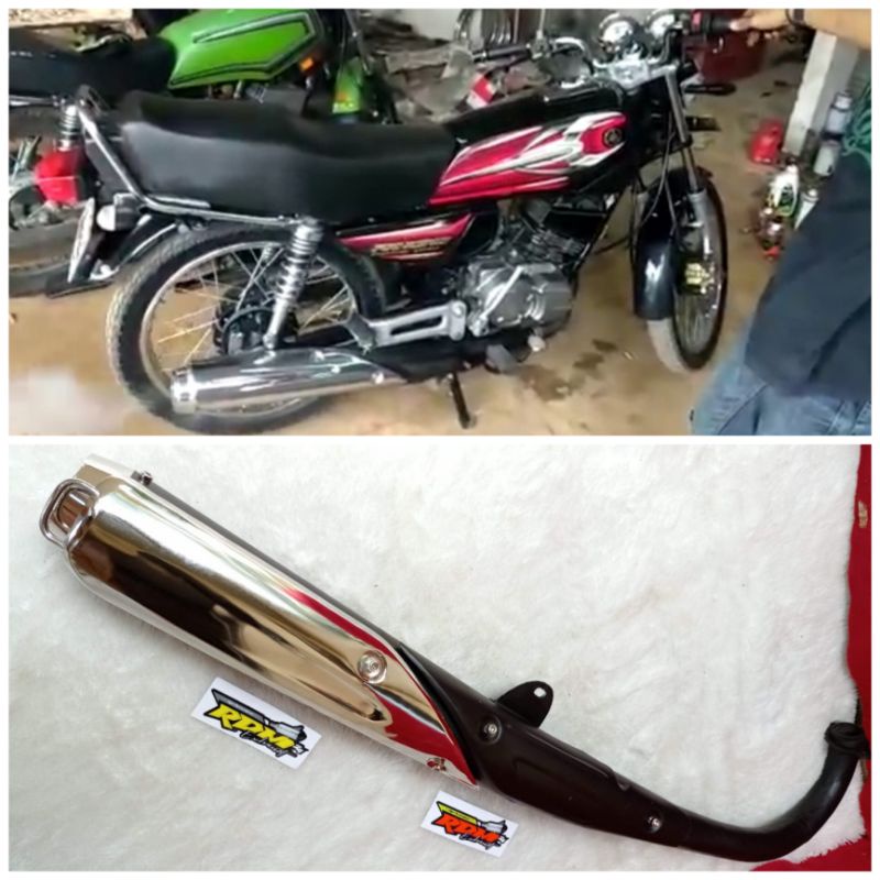 Jual Knalpot Rx-king standar racing tameng peredam RX-KING RX-SPECIAL ...