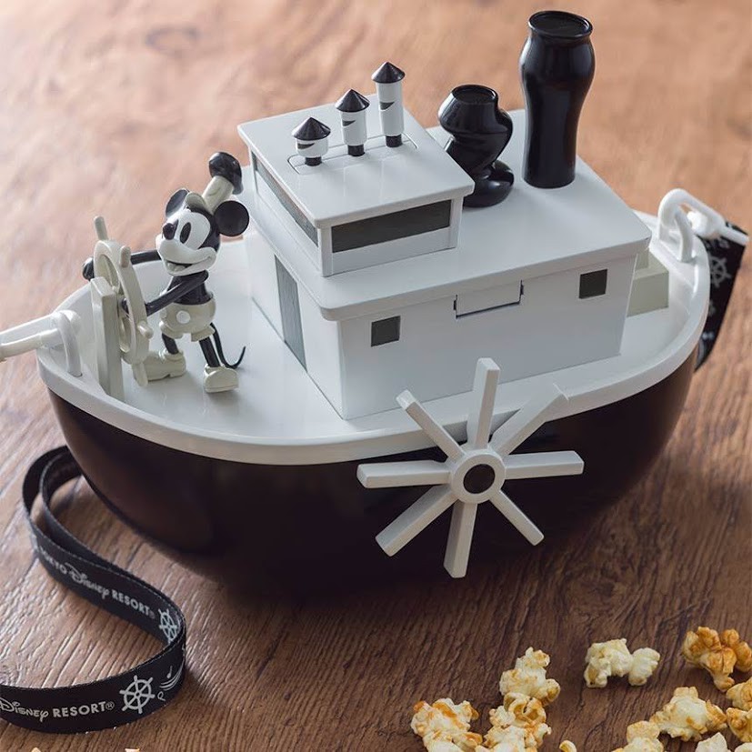 Jual Tempat Popcorn Bucket Tokyo Disney Steamboat Willie Mickey ...