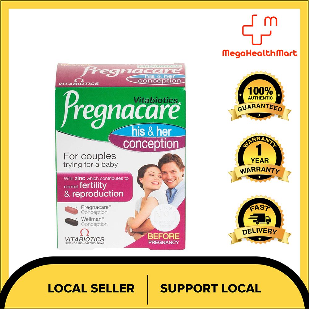 Jual Vitabiotics Pregnacare His and Her Conception, 60 Tablets | Shopee ...