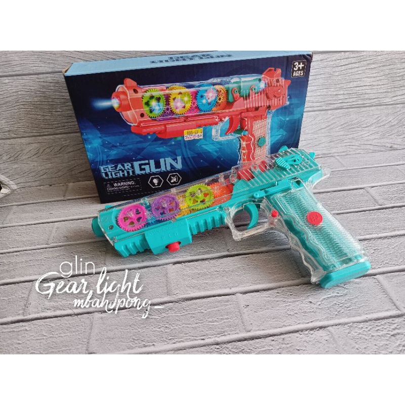 Jual mainan pistol anak,gear light,mainan pistol getar | Shopee Indonesia