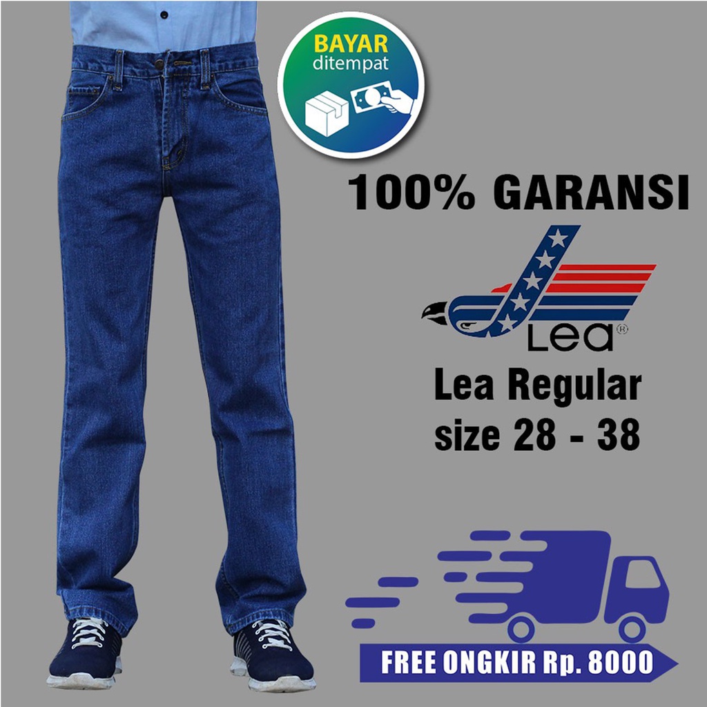 Jual Celana Jeans Lea Standart Reguler Best Quality Casual Lea Original ...