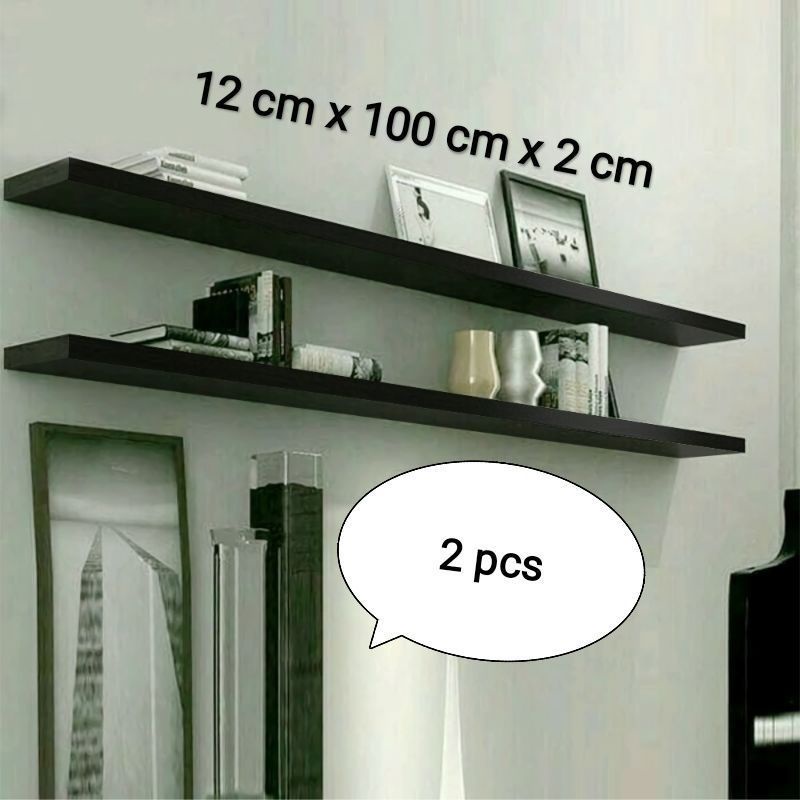Jual Ambalan Dinding 2pcs Ukuran P.100cm x L.12cm x T.2cm | Shopee ...
