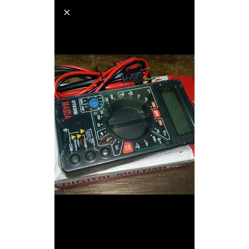 Jual Tester Digital Multimeter Multitester DT830B | Shopee Indonesia