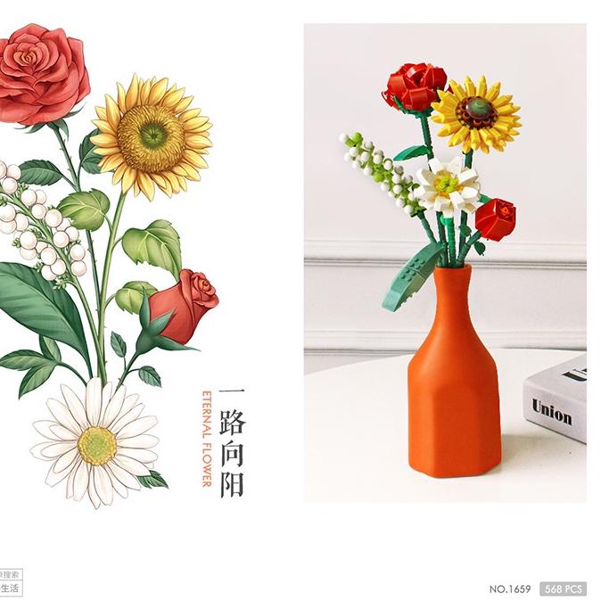 Jual Bagus Dipakai ⋆ [] blok bangunan buket/Flower Plant Series Nano ...